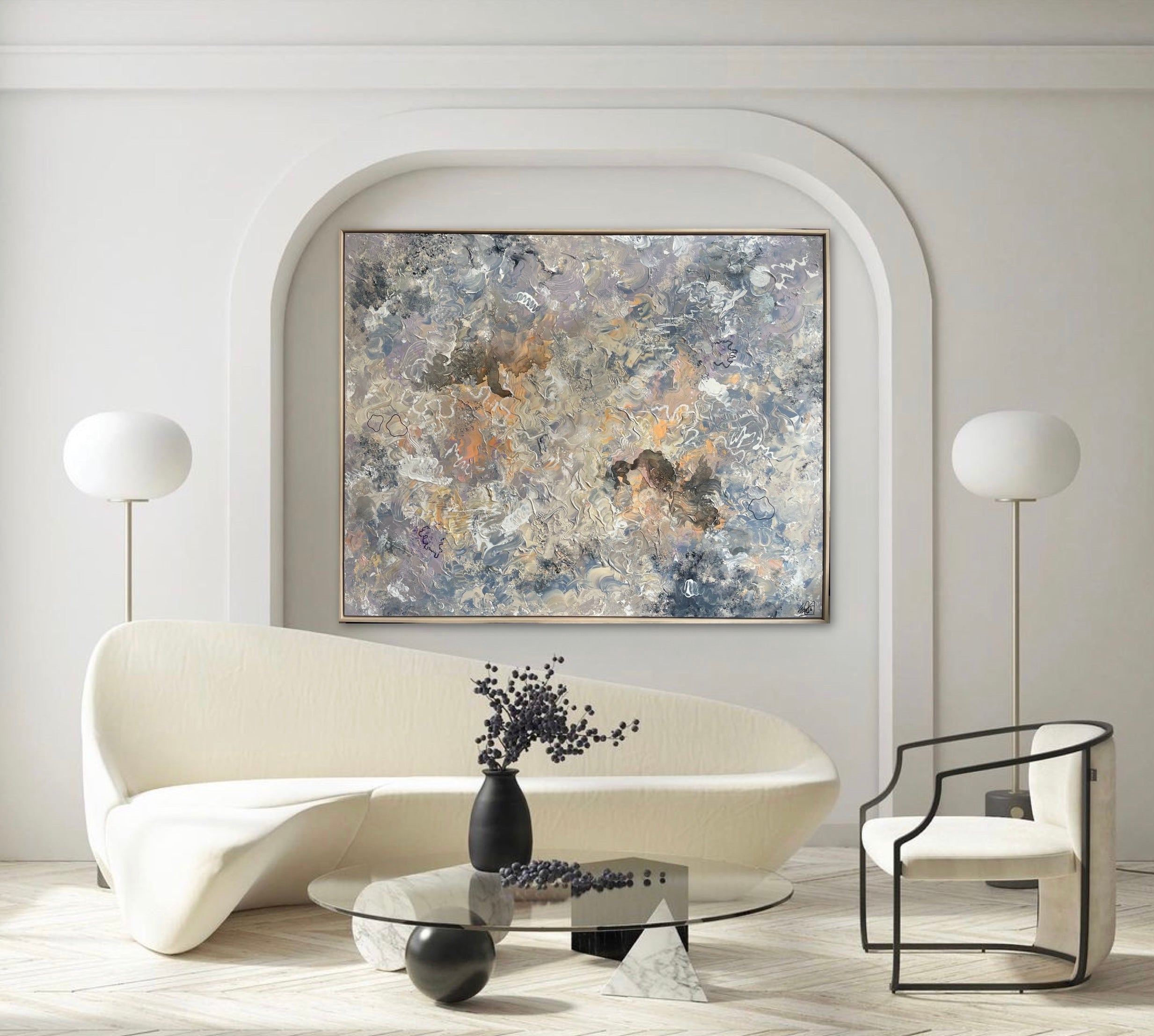 Luster - (with an oak frame) – Imse Studios